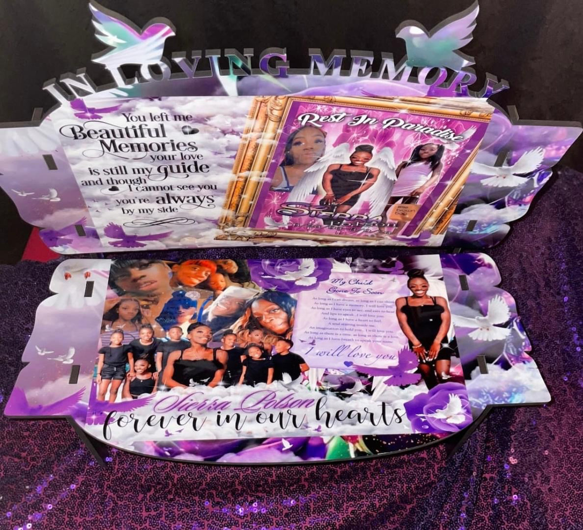 In Loving Memory Benches — Blessed to Create Sublimation Blanks