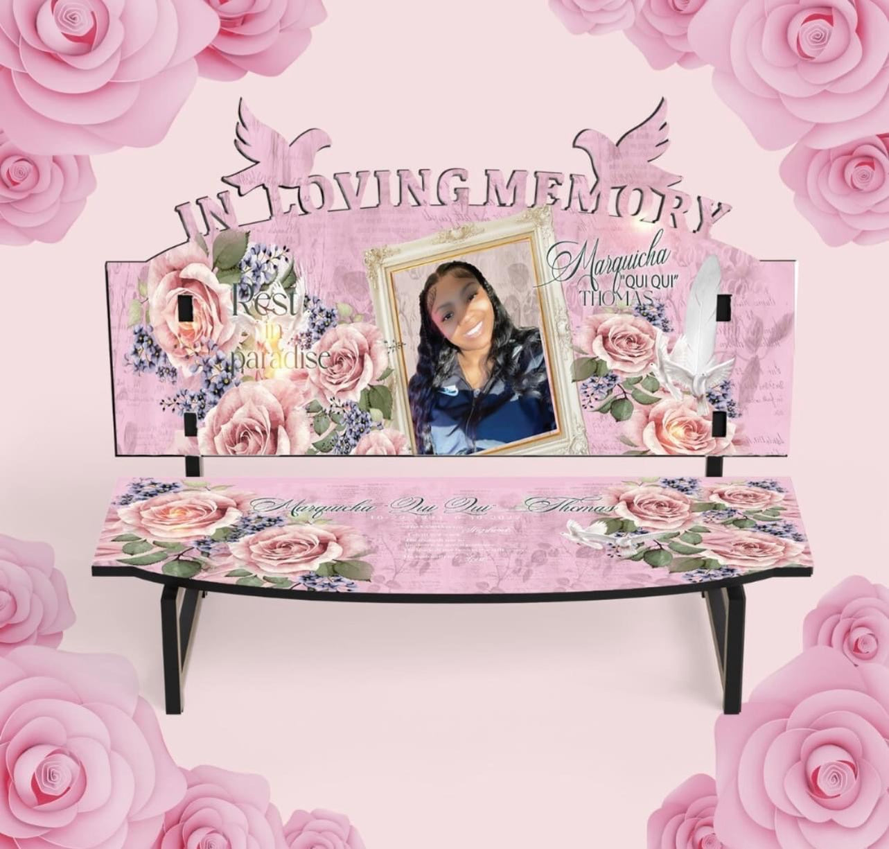 In Loving Memory Benches — Blessed to Create Sublimation Blanks