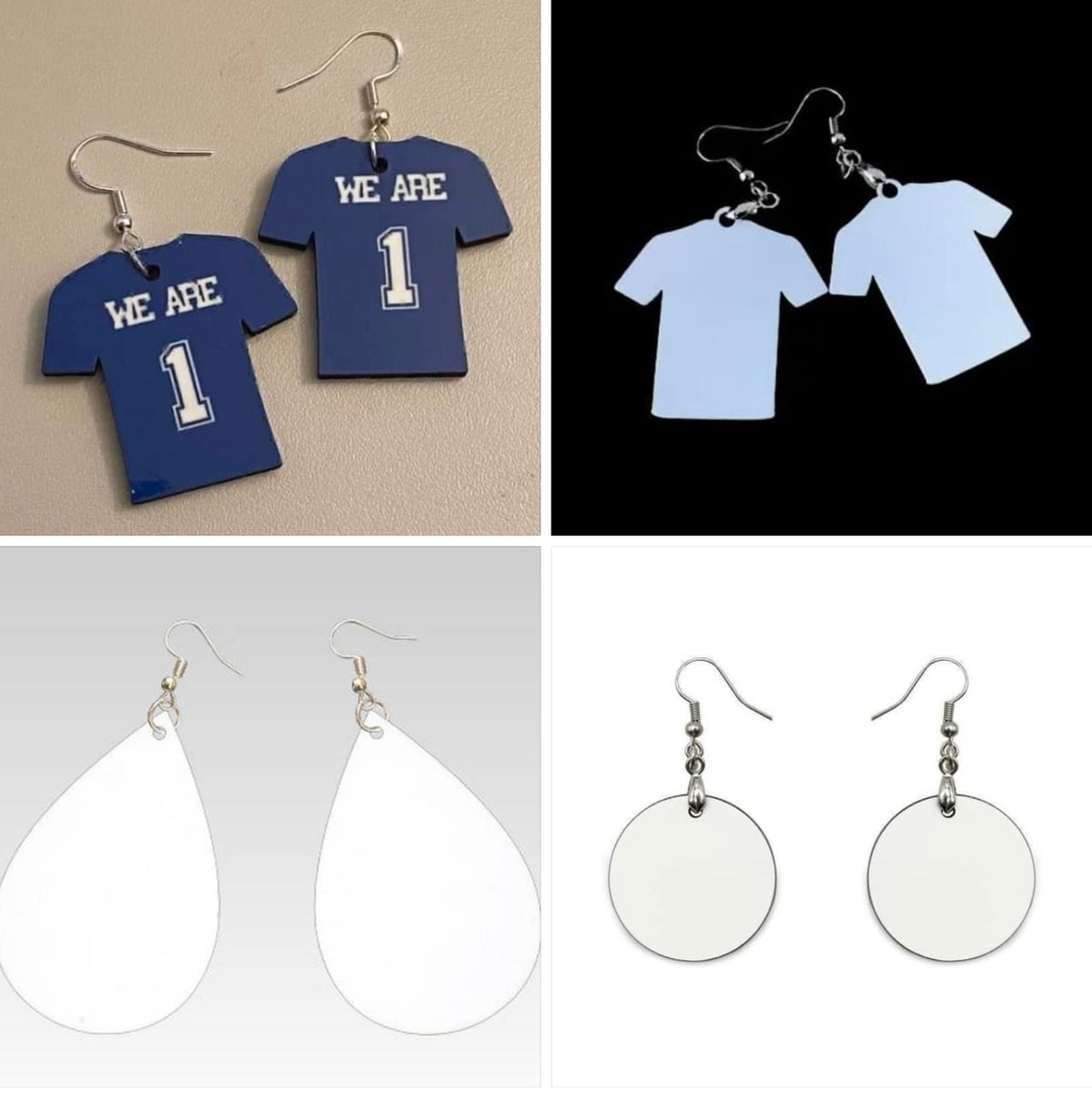 MDF Earrings — Blessed to Create Sublimation Blanks