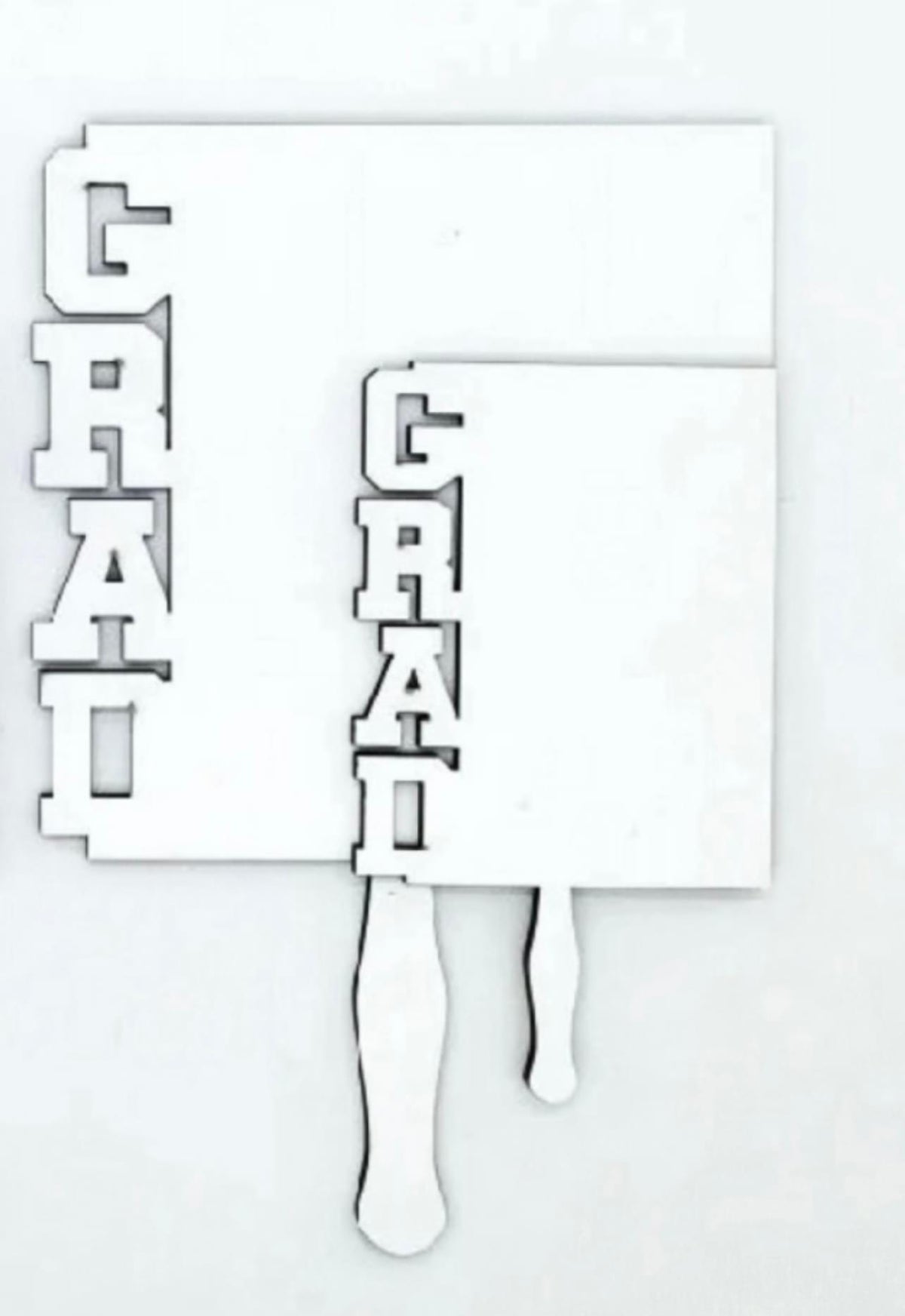 Grad MDF Hand Fans — Blessed to Create Sublimation Blanks