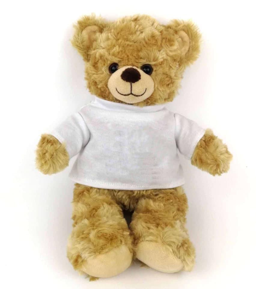 Teddy Bear with Sublimation Shirt — Blessed to Create Sublimation Blanks