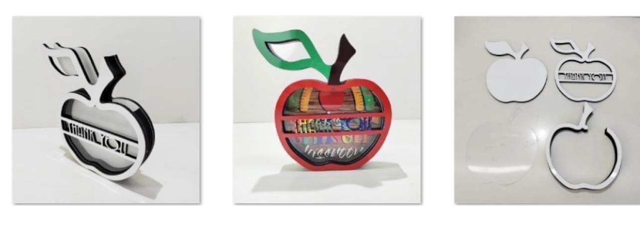 3D Apples MDF Apples — Blessed to Create Sublimation Blanks